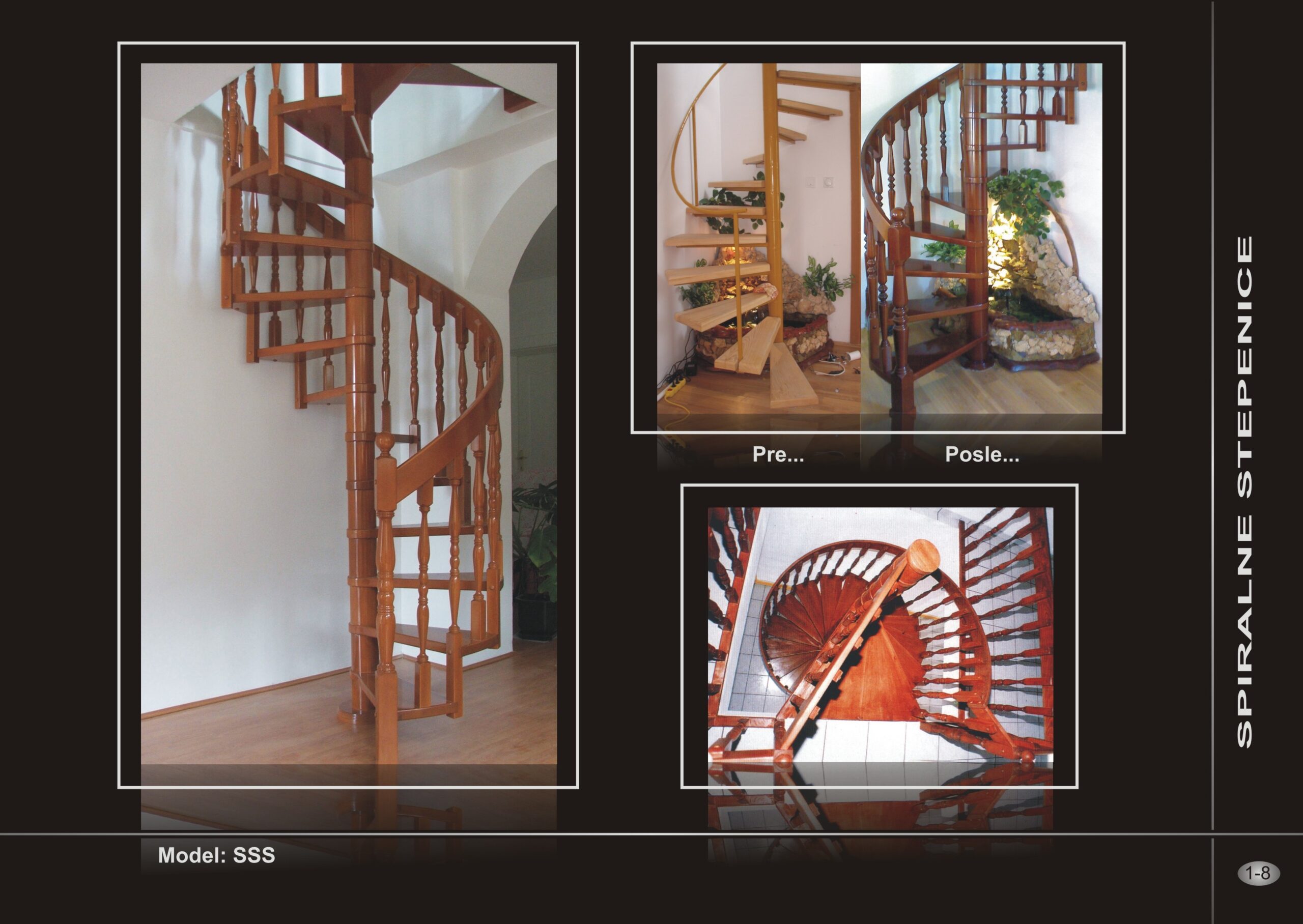 Spiralne stepenice - Enterijer Sremska Kamenica